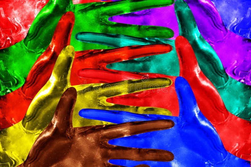 Abstraction from hand stock photo. Image of introduction - 46521222