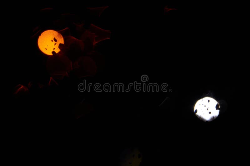 Abstraction, Orange, White Circle, Divorces, Lines, Reflection, Black ...