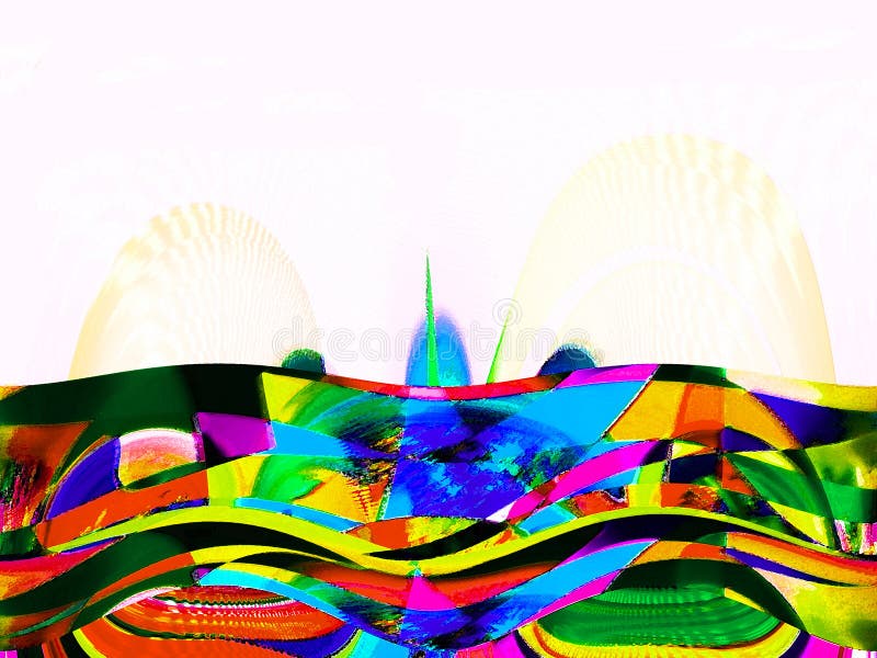 Abstraction with Ponetic Emotions. Graph and Design Stock Illustration ...