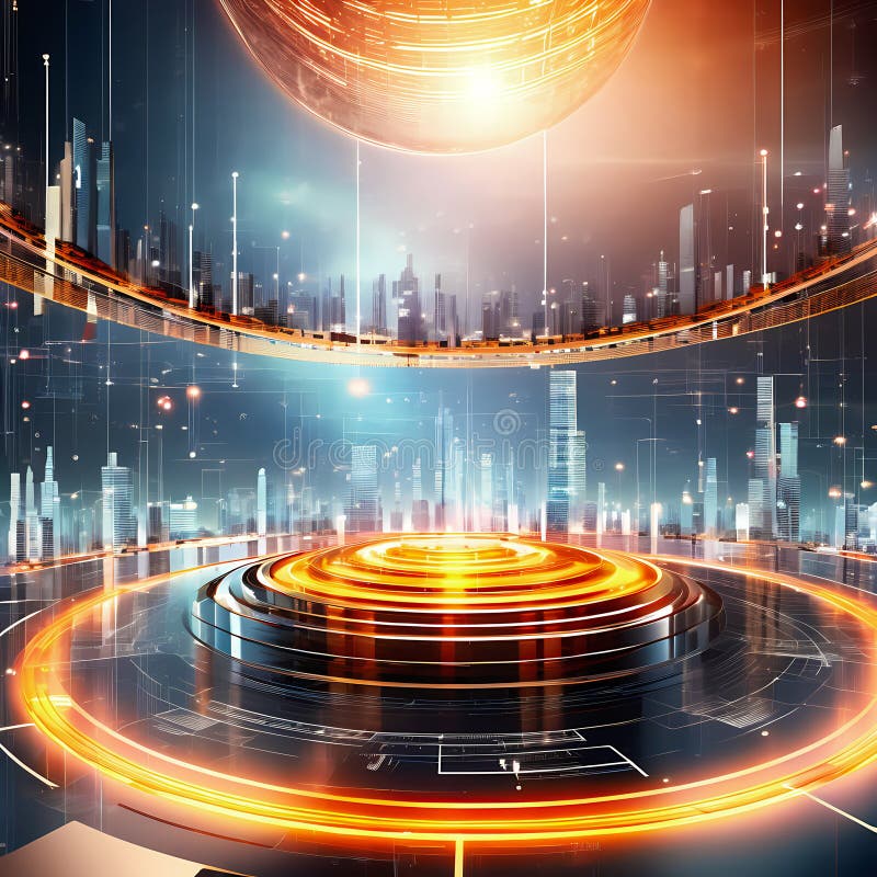 Abstraction Realms, New Future Technology Concept Abstract Background ...