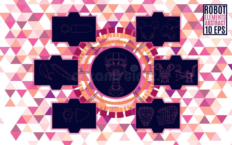 Abstraction of the Robot Scheme of All Elements of the Head Stock ...