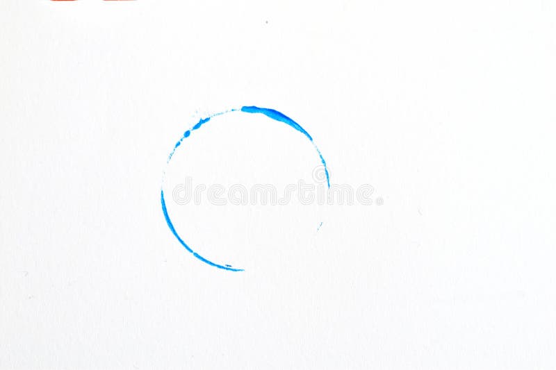 Abstraction. Semicircle Applied with Paint. Stock Image - Image of spot ...