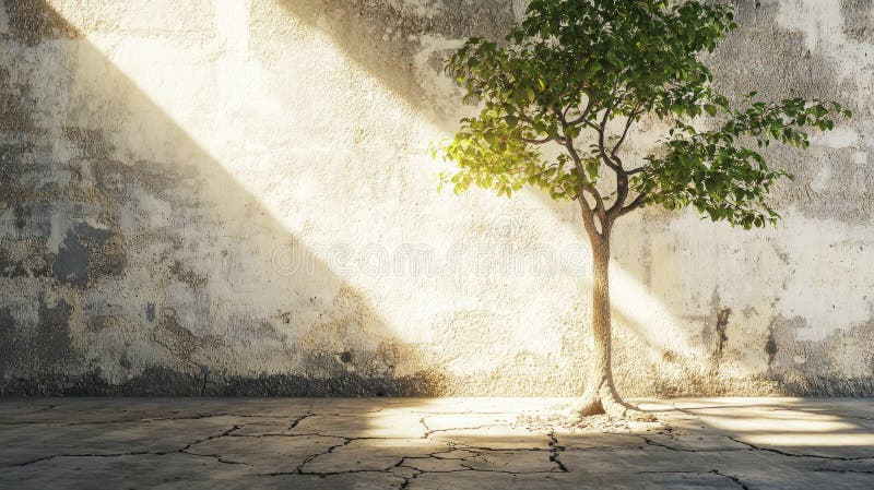Strong Tree Roots Growing Out of Stone Wall Stock Image - Image of tree ...
