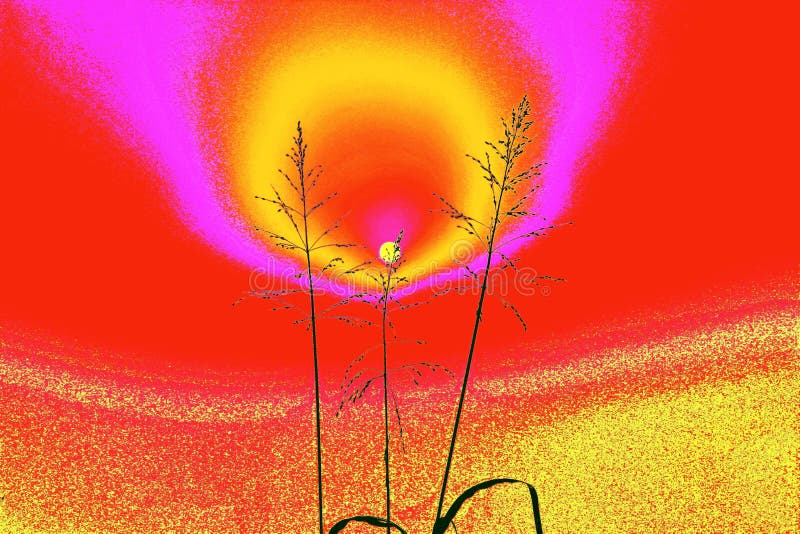 Abstraction. Sunny Wind. stock image. Image of source - 53435839