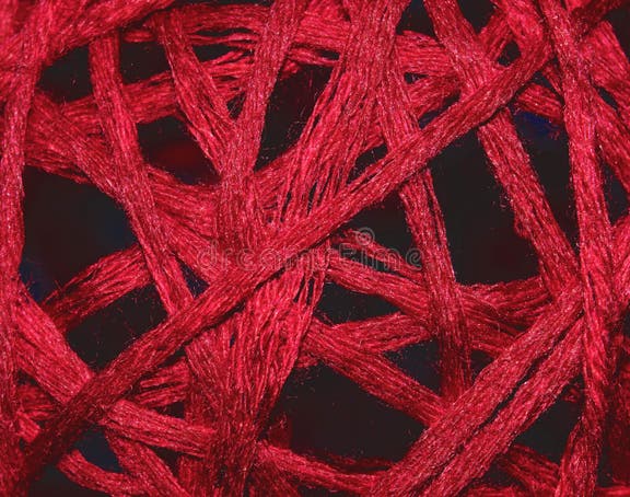 Abstraction Threads Intertwined Close Up Stock Photo - Image of thread ...