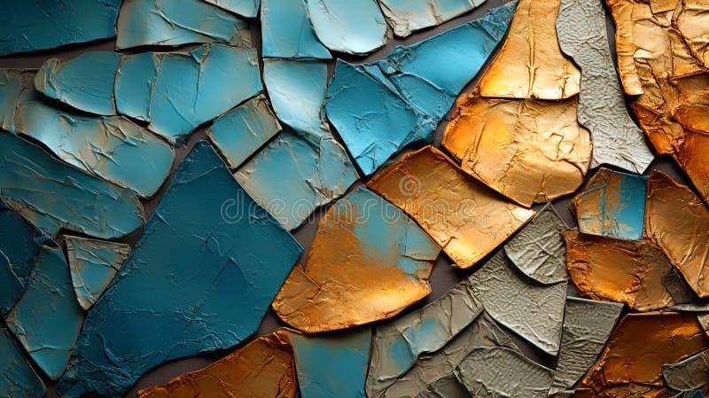 Abstraction Using Various Textures and Materials Stock Illustration ...