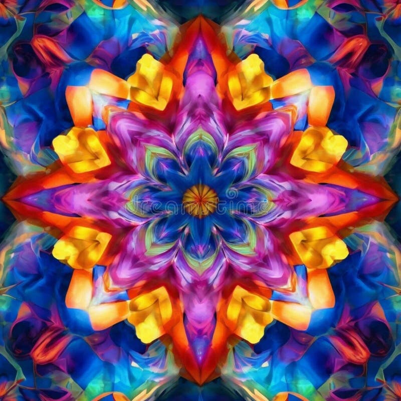 Abstraction, Various Colors in the Form of Shapes Stock Image - Image ...