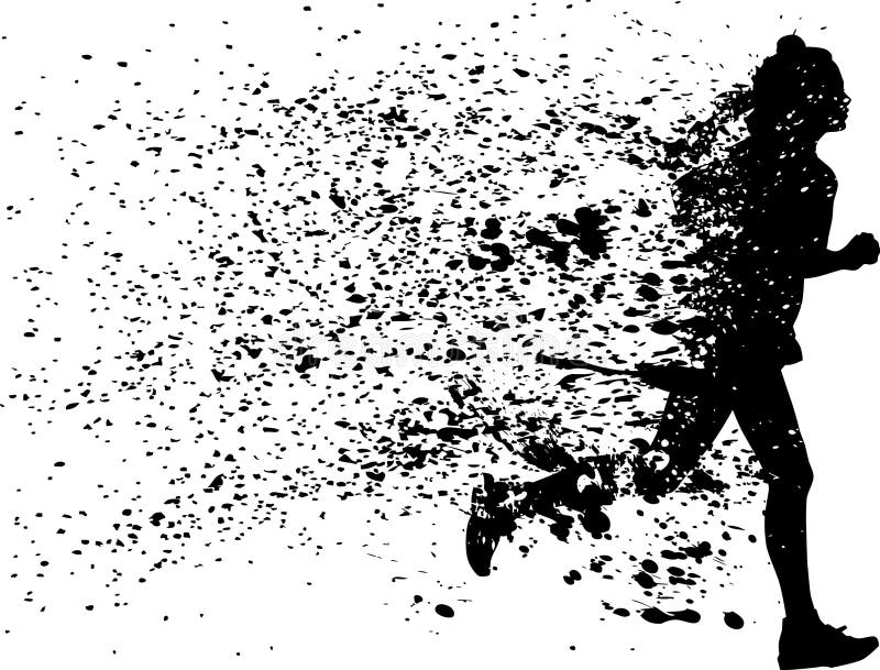 Running Male Female Runner Stock Illustrations – 2,534 Running Male ...