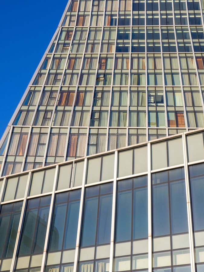 Abstraction from Walls and Windows. Buildings of Unusual Shape Stock ...