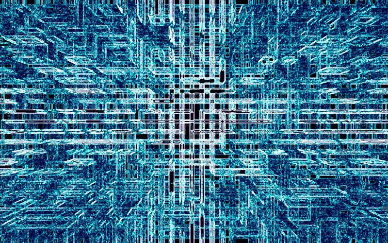 Abstractions of Circuit Board Stock Illustration - Illustration of ...