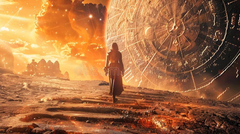 Abstractions and Scenes on the Theme of Astrology Stock Illustration ...