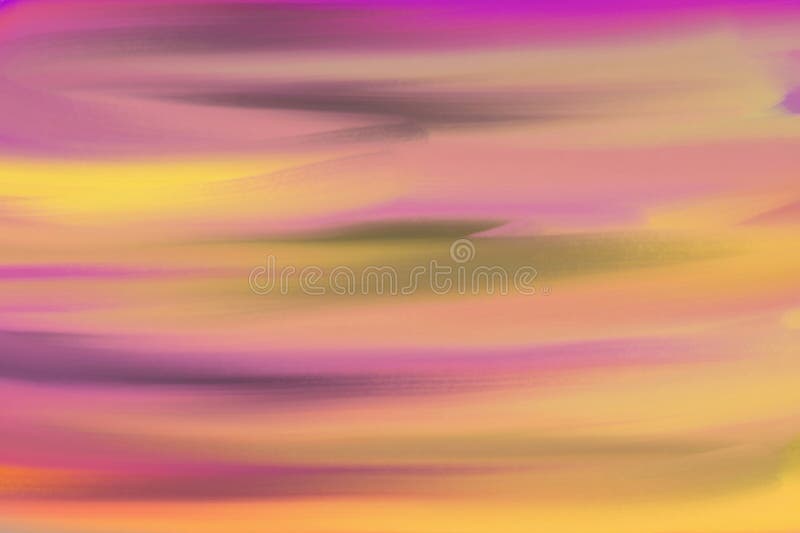 Abstractly Drawn Multicolor Gradient Pattern. Fantasy on the Topic of ...
