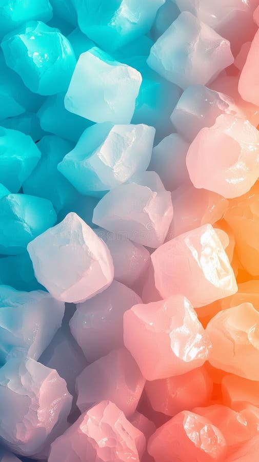 Abstractly Patterned Pastel Triangles, Circles, and Irregular Forms ...