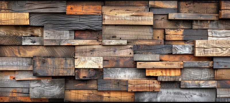 Abstractly Stacked 3d Wooden Cubes with Rustic Texture As Unique ...