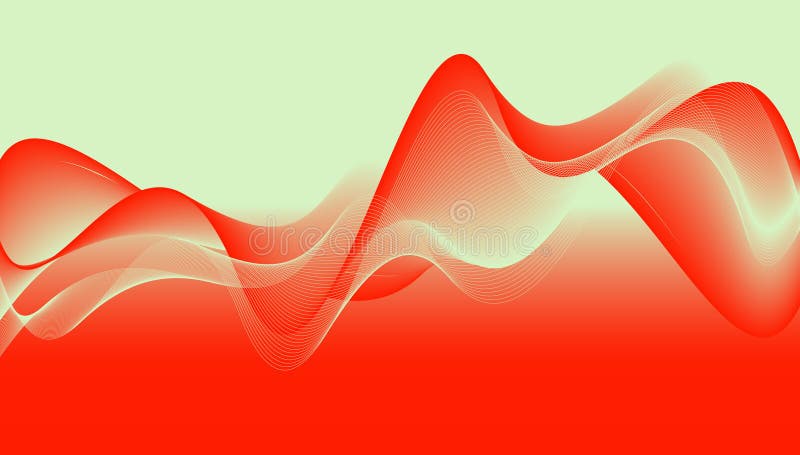Abstract Red Wave Flowing Light Background Stock Photo - Image of light ...
