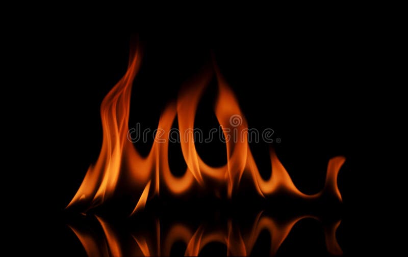 Abstracts Fire Curve Line Isolated on Black Backgrounds Stock Photo ...
