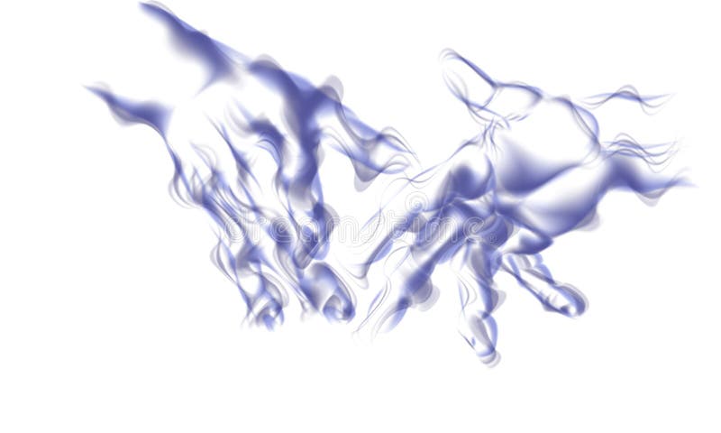 Hands blue touch stock illustration. Illustration of futuristic - 7834545