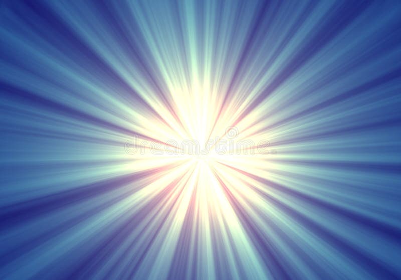 Abstraiga El Resplandor Solar Azul Stock de ilustración - Ilustración ...