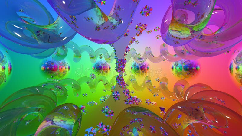 Abstrait 3d illustration stock. Illustration du lisse - 7793188