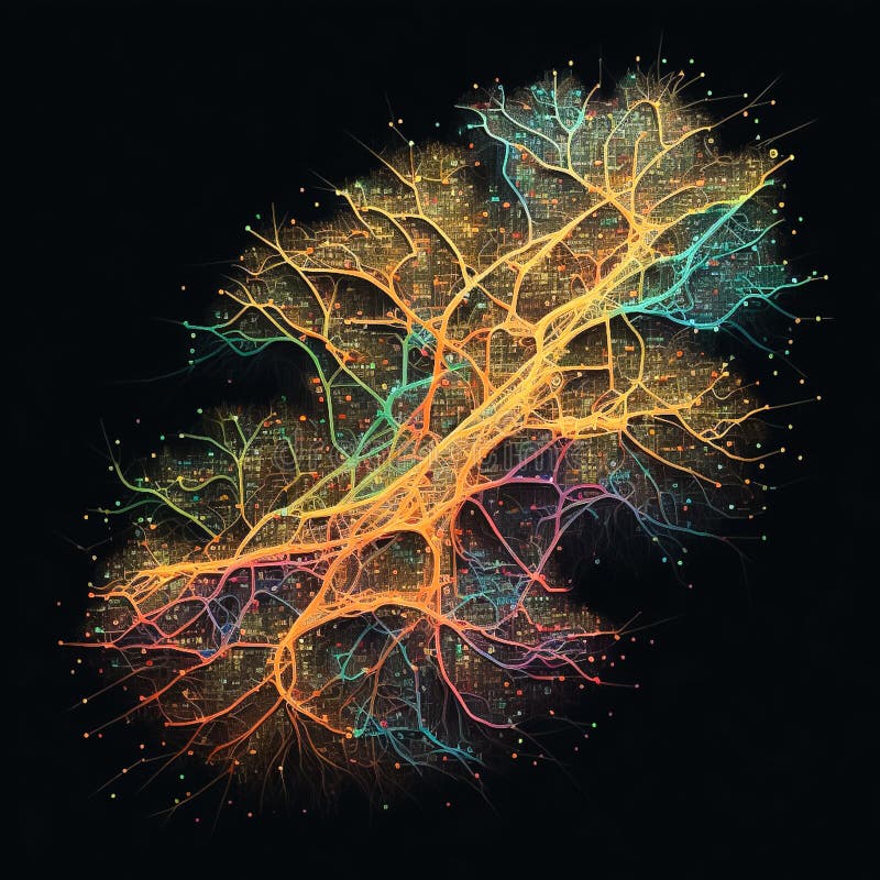 Abstrak line colour full stock illustration. Illustration of pattern ...