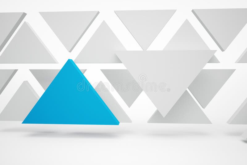 Abstrakt blue triangles stock illustration. Illustration of sizes ...