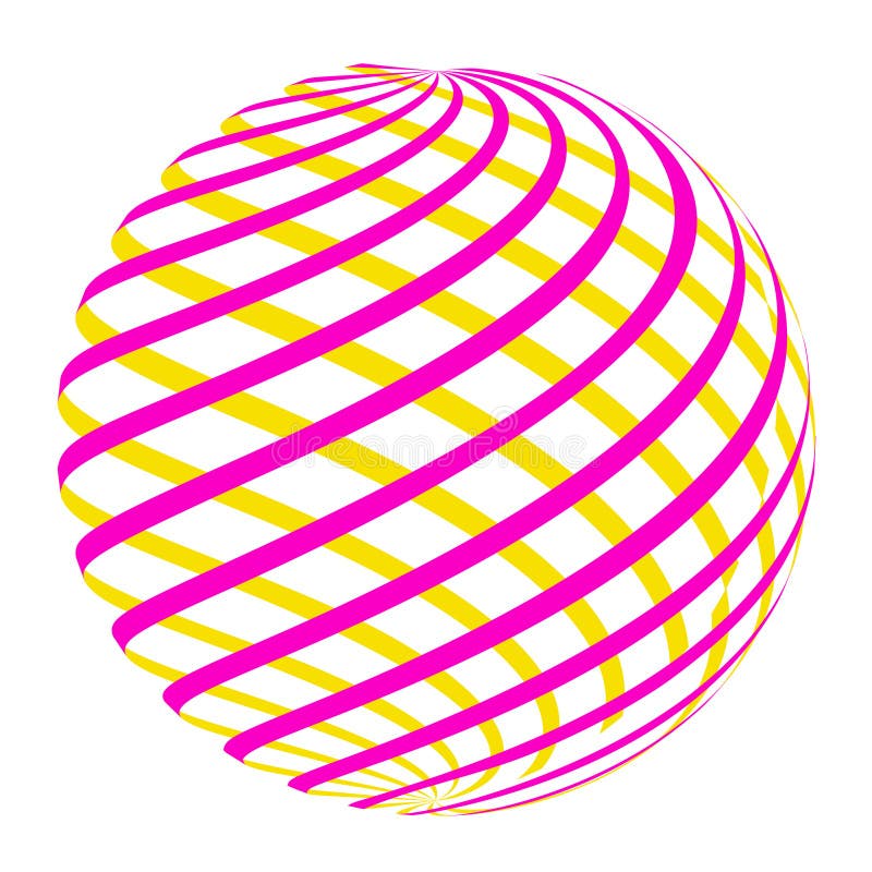 Abstrakt Cirkel Logo Design Vector Stock Illustrationer - Illustration ...