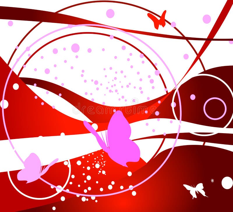 Abstrakt design vektor illustrationer. Illustration av rött - 1474688