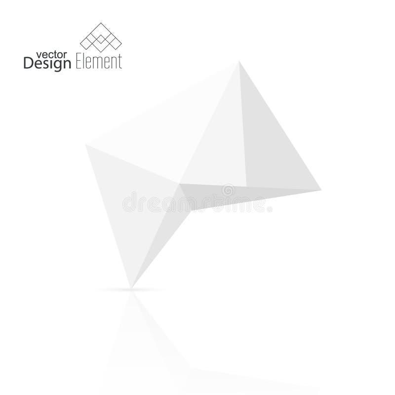 Abstrakt Polygonal Geometrisk Form Vektor Illustrationer - Illustration ...
