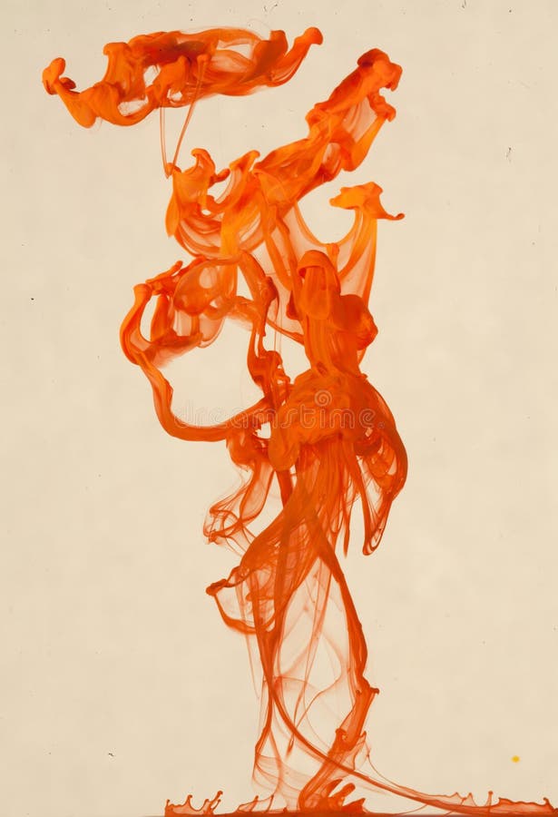 Abstrakte orange Form stockbild. Bild von graphisch, formen - 25577323