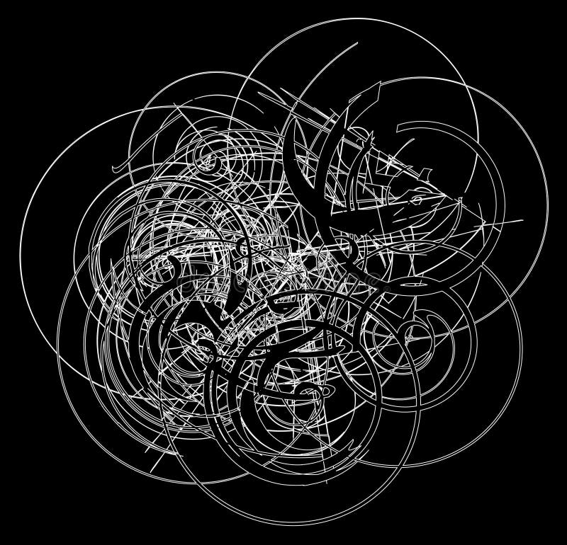 Abstraktes Regenbogen-Konzentrationsspirale Stock Abbildung ...