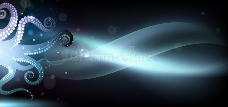 Symbol Der Krake Mit Einem Anker Vektor Abbildung - Illustration von ...