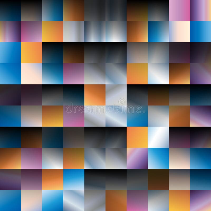 Abstrakter Quadratischer Nahtloser Hintergrund Vektor Abbildung ...