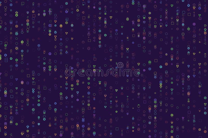 Abstraktes Begriffsmischmuster Netz, Design, Form U. Vektor Vektor ...