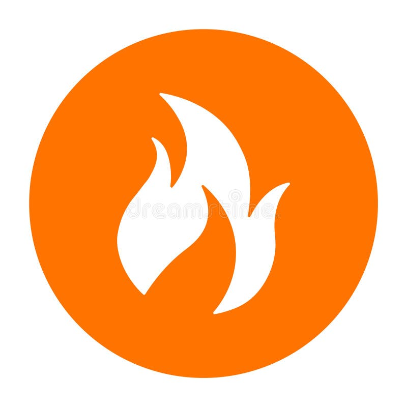 Abstraktes Feuersymbol vektor abbildung. Illustration von bild - 7253666