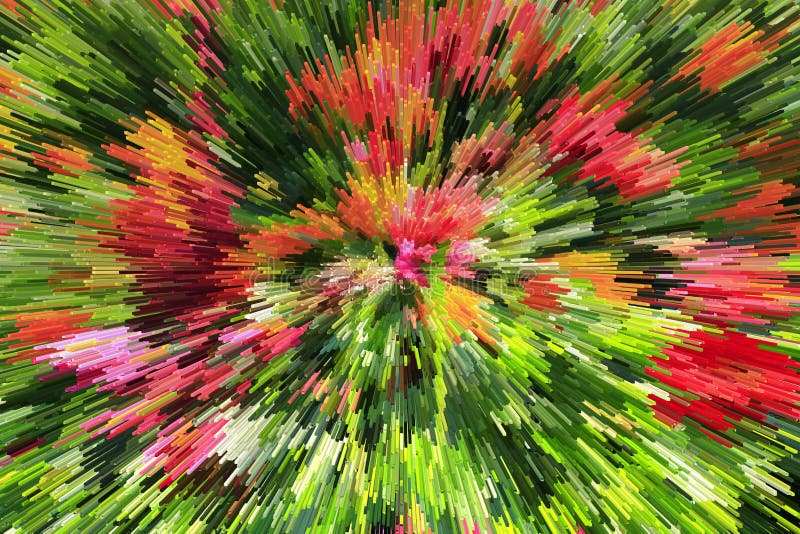 Abstraktion hell und bunt stock abbildung. Illustration von kunst ...