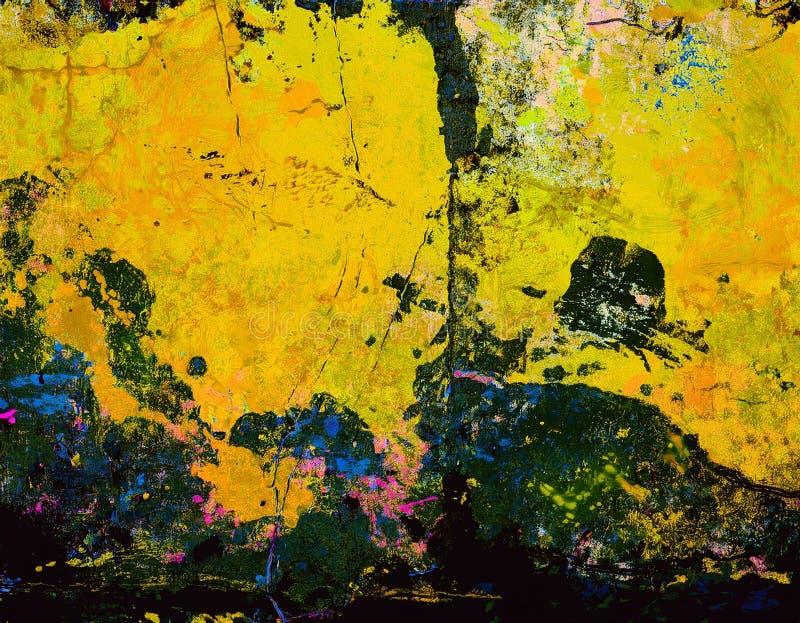 Abstrat Yellow Background with Industrial Vibe and Copy Space Stock ...