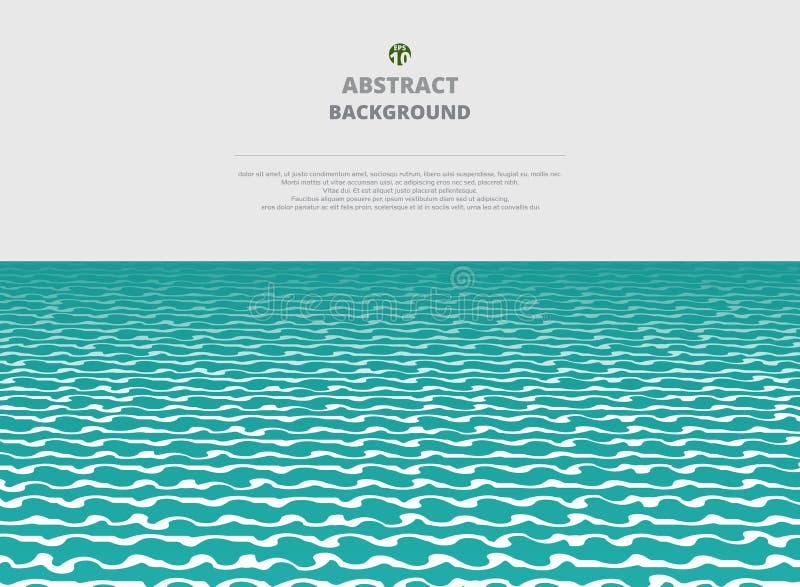 Abstration of Sea Water Layer Background. Stock Vector - Illustration ...