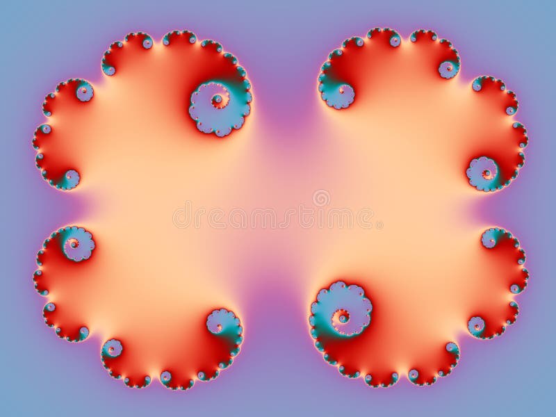 Abstrct Digital Artwork. Patterns of Nature. Shells Stock Illustration ...