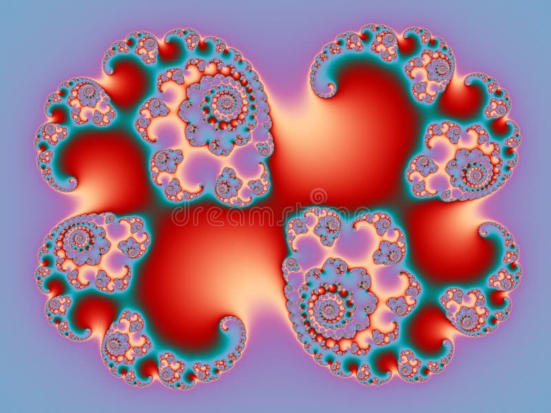 Abstrct Digital Artwork. Patterns of Nature. Shells Stock Illustration ...