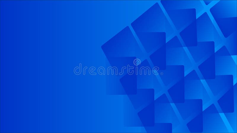 Abstract Deep Blue Vector Background with Square Shape Design Stock ...