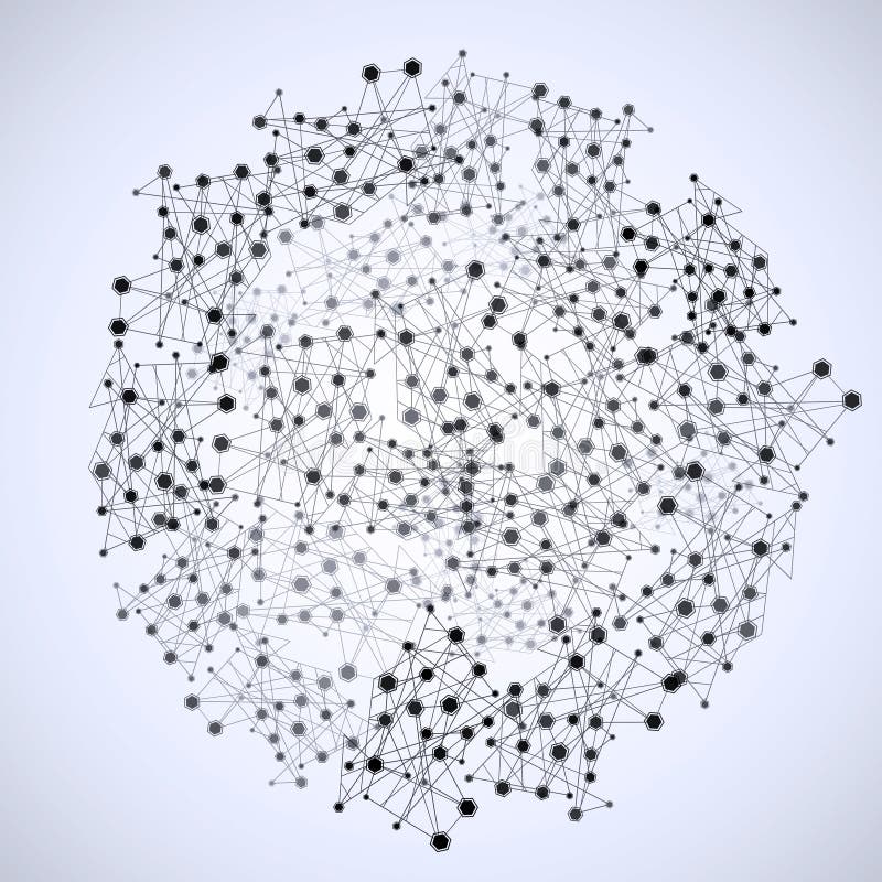 Abtsract Black and White Web Background Stock Illustration ...