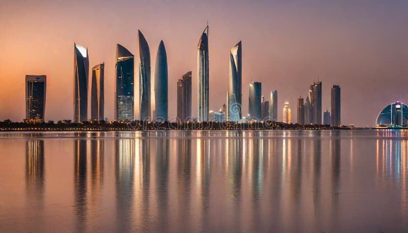 Skyline Corniche Stock Illustrations – 159 Skyline Corniche Stock ...