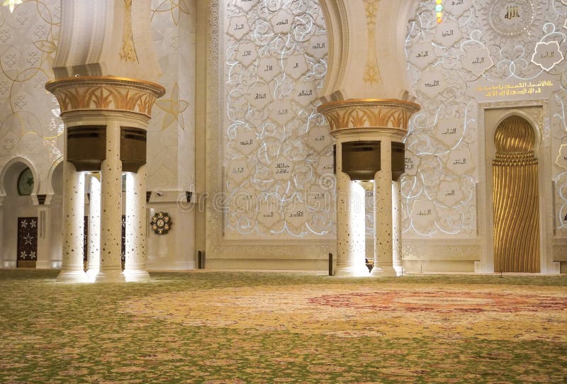 Abu Dhabi, UAE - March,16,2023: Sheikh Zayed Mosque in Abu Dhabi, UAE ...