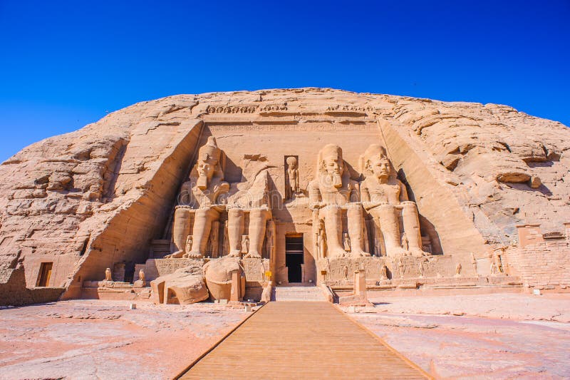Abu Simbel, Egitto fotografia stock. Immagine di enorme - 49780834