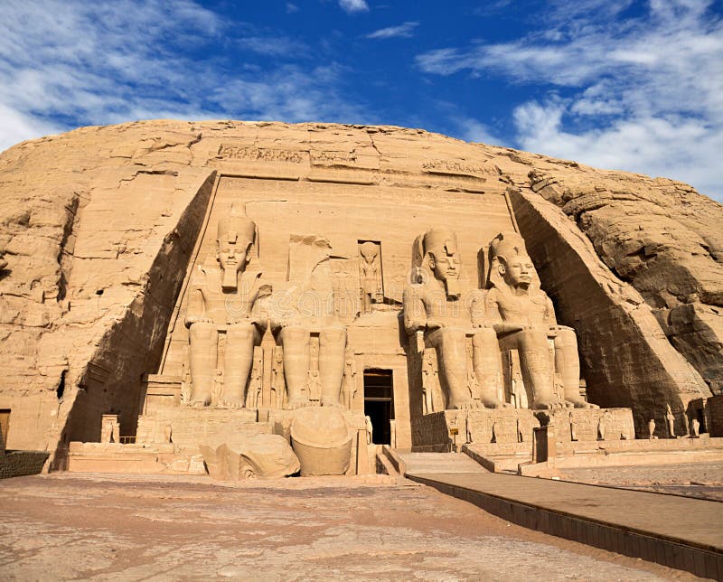 Abu Simbel Tempel I Egypten Arkivfoto - Bild av gammal, stort: 36282060