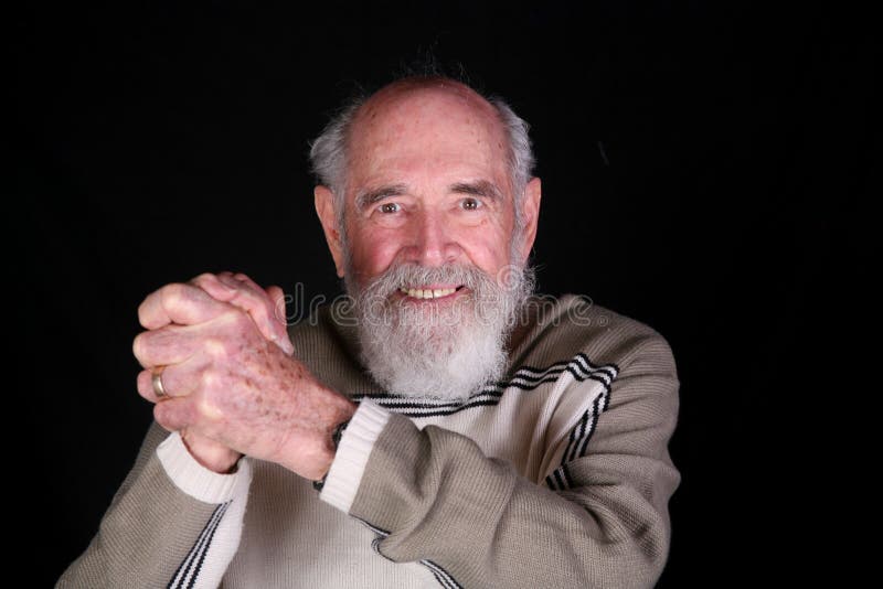 Abuelo foto de archivo. Imagen de ojos, casado, hombre - 4868794