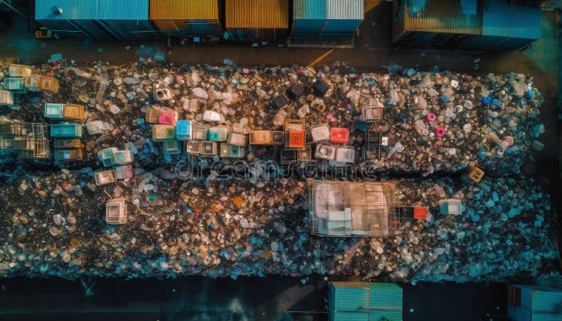 Abundance of Garbage Pollutes Nature, Damaging Environment Generated by ...