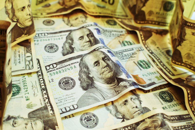 Abundance of Money Close Up Stock Photo - Image of cash, federal: 218360982