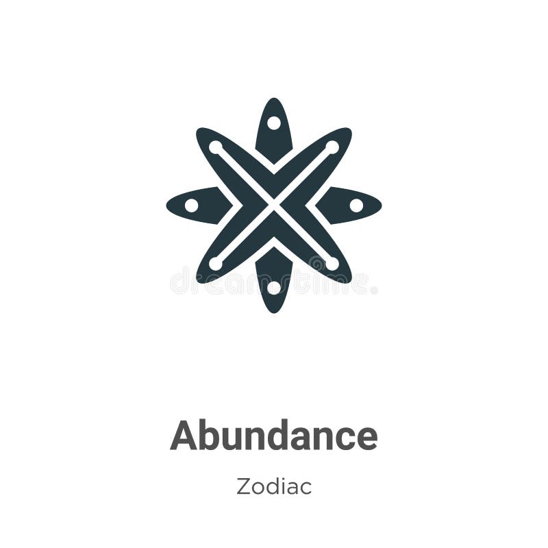 Abundance Vector Icon On White Background Flat Vector Abundance Icon Symbol Sign From Modern