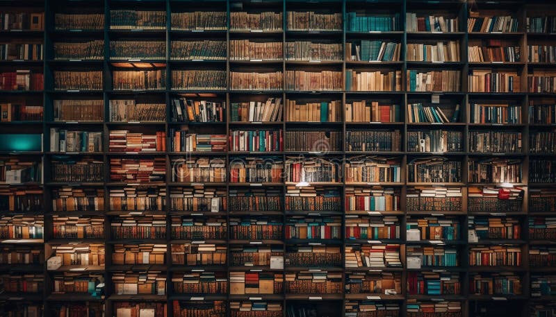 Abundance of Wisdom and Knowledge in Old Library Book Collection ...